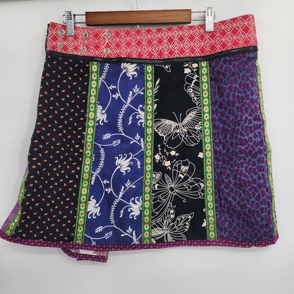 Zand | Skirts | Zand Amsterdam Reversible Snap Wrap Skirt | Poshmark